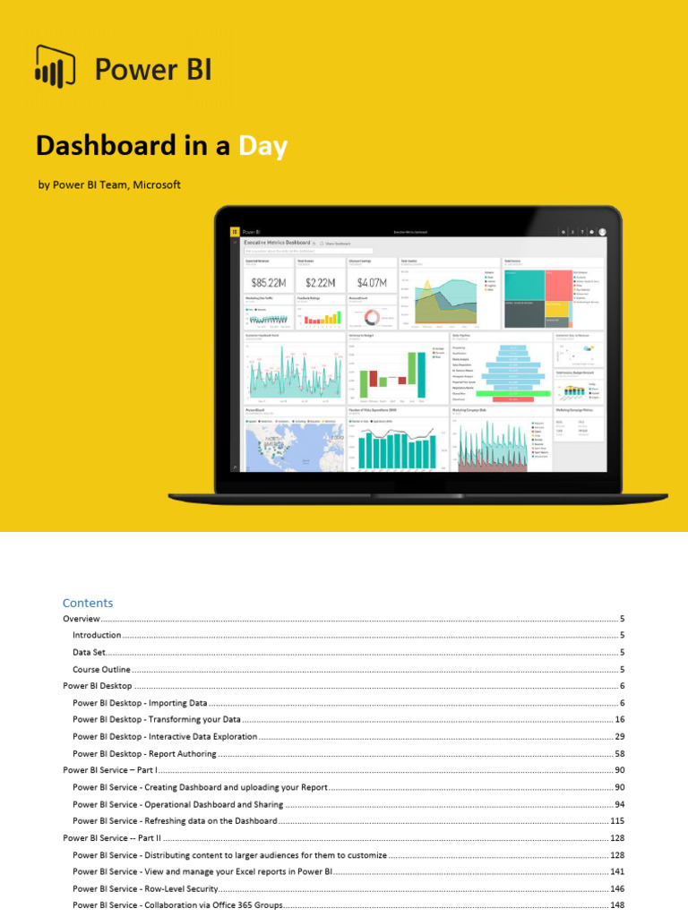 Microsoft Power BI DIAD Hands On Lab | PDF | Application Software | 64 ...