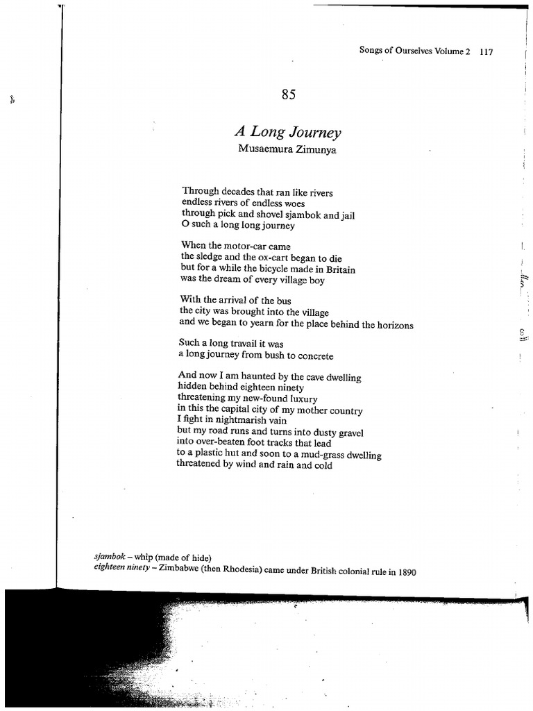 Zimunya - A Long Journey | PDF
