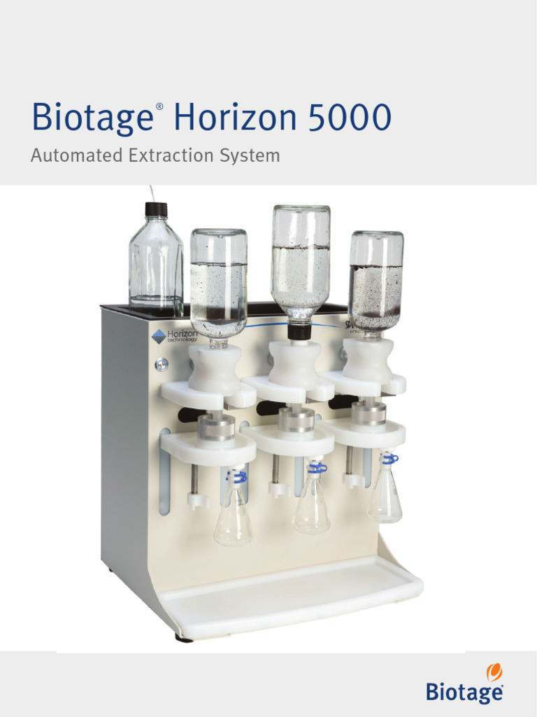 pps542 - Biotage Horizon 5000 Automated Extraction System | PDF | Chemistry