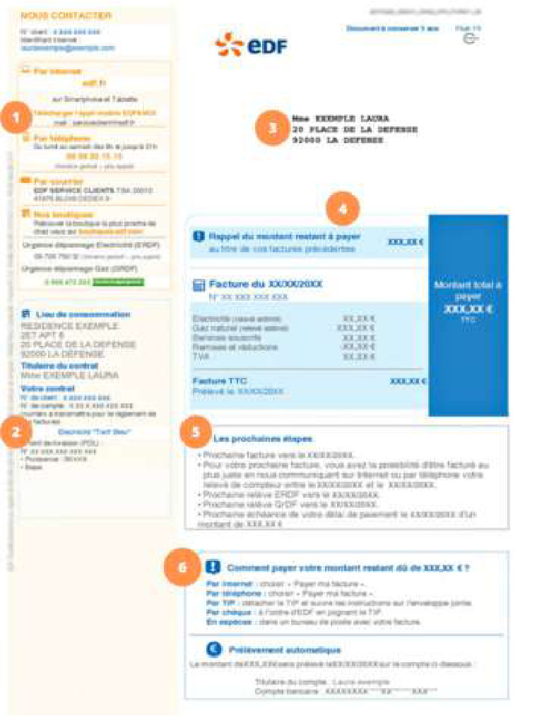 Facture Edf 1 | PDF