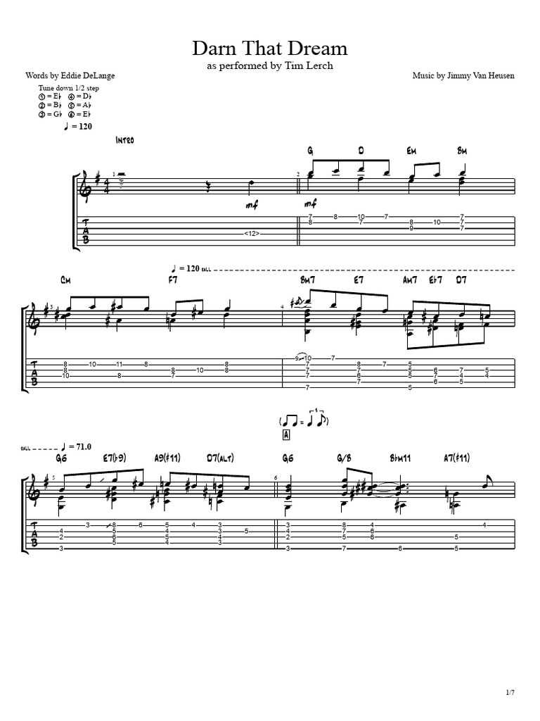 Darn That Dream - Tim Lerch PDF | PDF