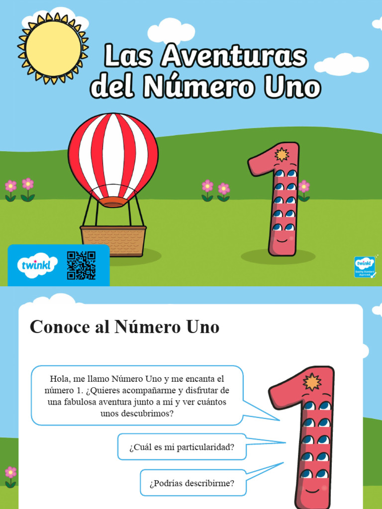 CL M 1678711377 Powerpoint Las Aventuras Del Numero Uno - Ver - 2 | PDF | Arte