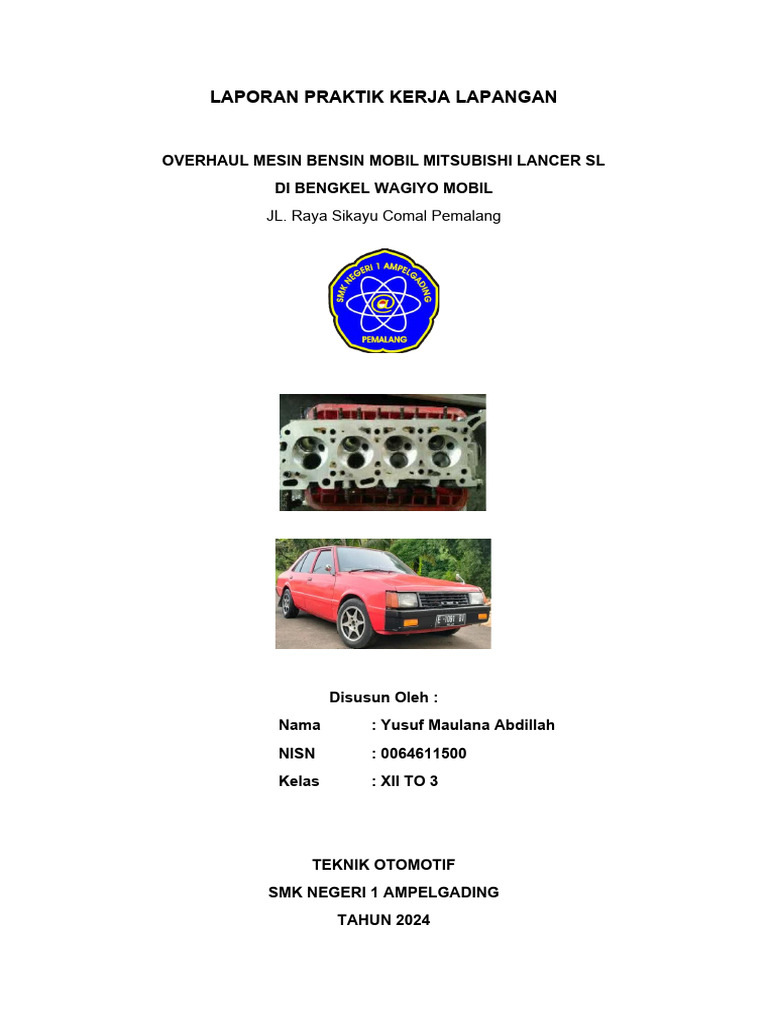 Laporan PKL Yus | PDF