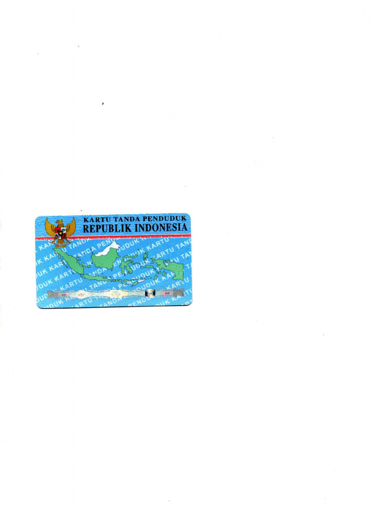 KTP Bagian Belakang | PDF