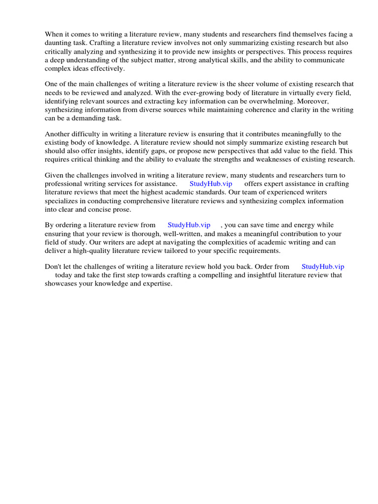 Writing Literature Review Examples | PDF | Expert | Knowledge Writing Literature Review Examples | PDF | Expert | Knowledge
