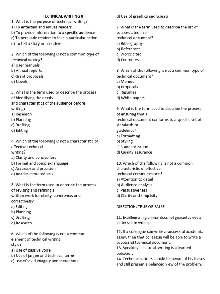 Essentials of Technical Writing Skills | PDF | Technical Communication ...