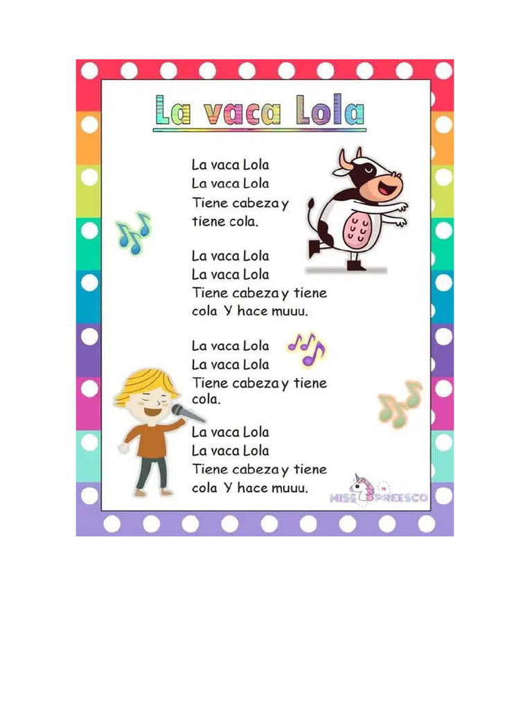 Canciones para Niños | PDF