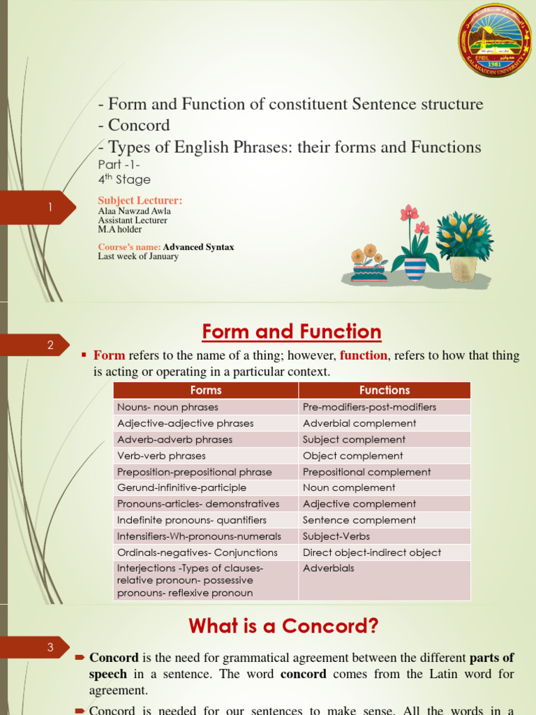 Advanced Syntax Part 1 2 | PDF | Adverb | Phrase