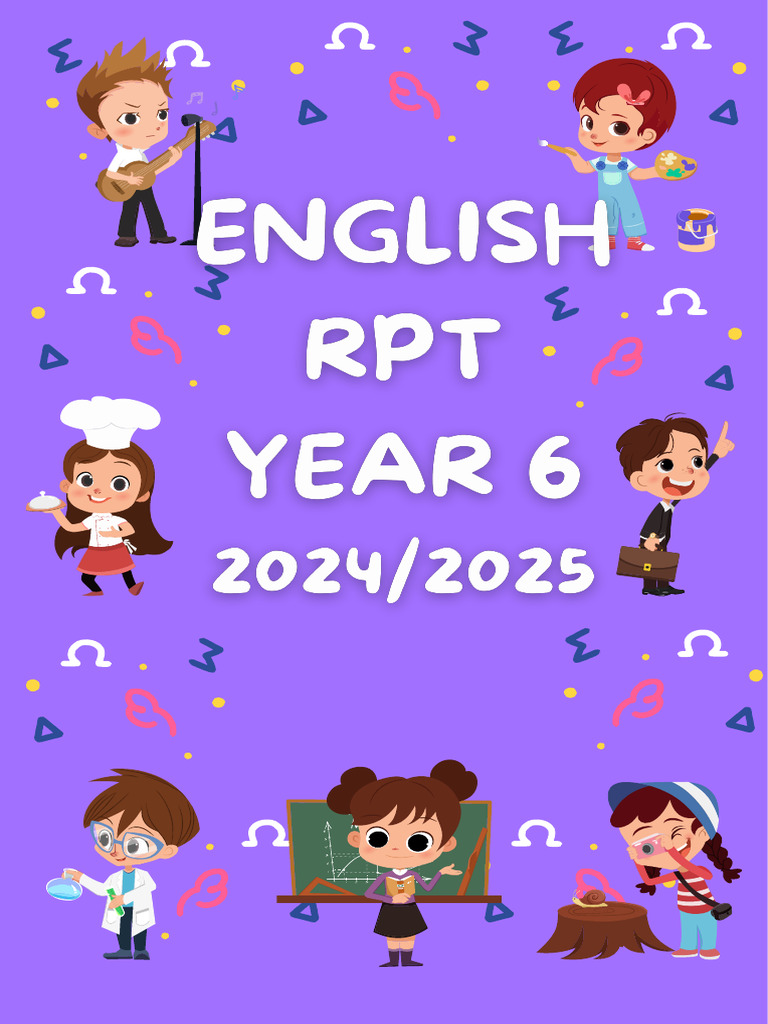 Cover Divider RPT Year 6 | PDF