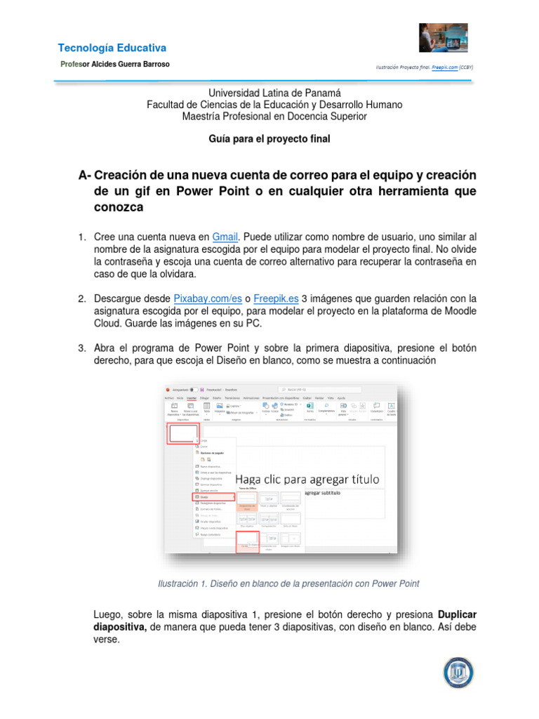 Guía para El Proyecto Final - 2024 | PDF