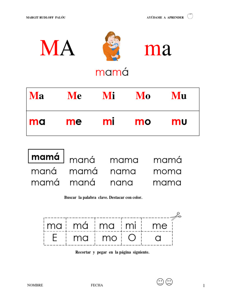 Letra M Cuadernillo | PDF