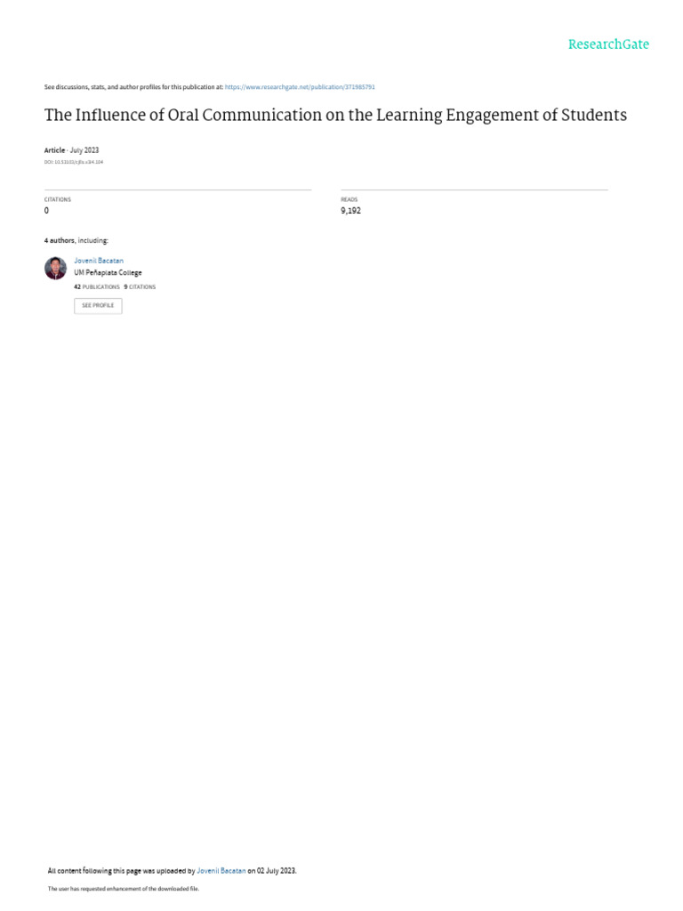 Practical Research | PDF | Learning | Communication