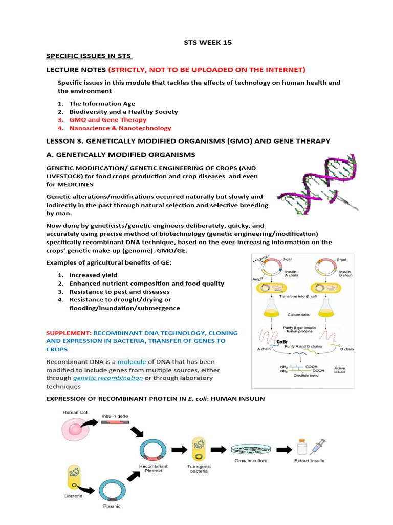 STS WEEK 15. GE and GT - 26 April - Final | PDF