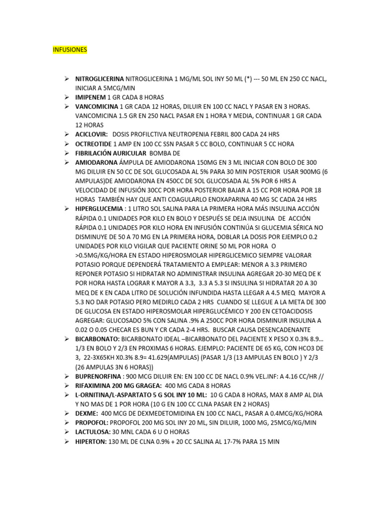 Infusiones Medicine | PDF | Drogas | Enfermedades y trastornos