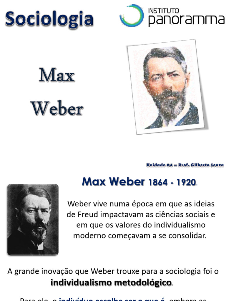 Unidade 04 - Max Weber | PDF