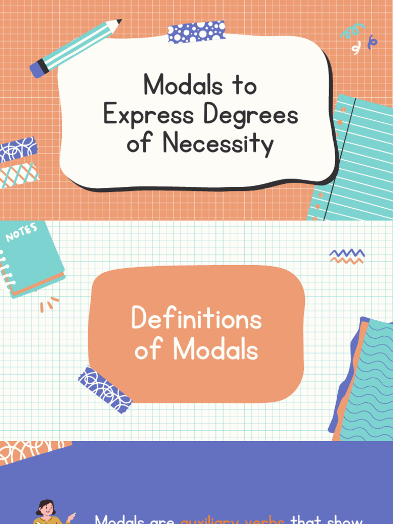 Modals of Necessity | PDF