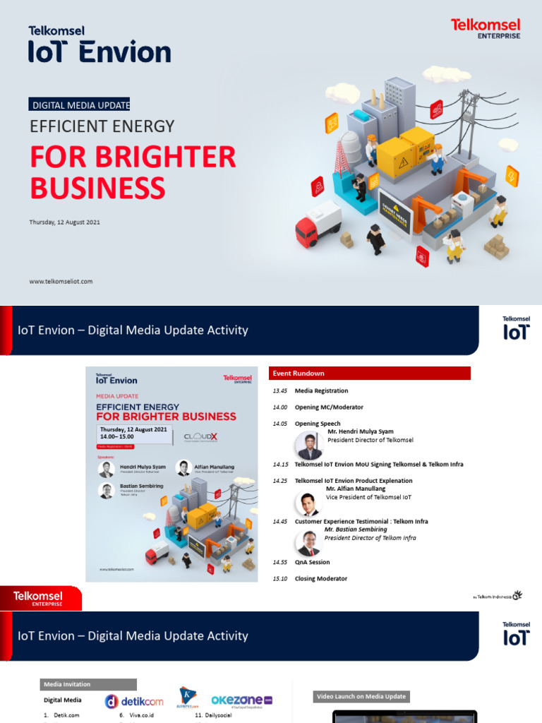 Launch Envion - For Telkom Infra | PDF