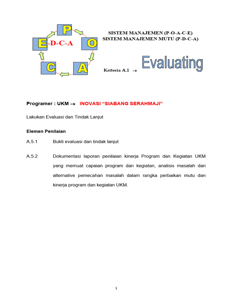 Evaluating | PDF