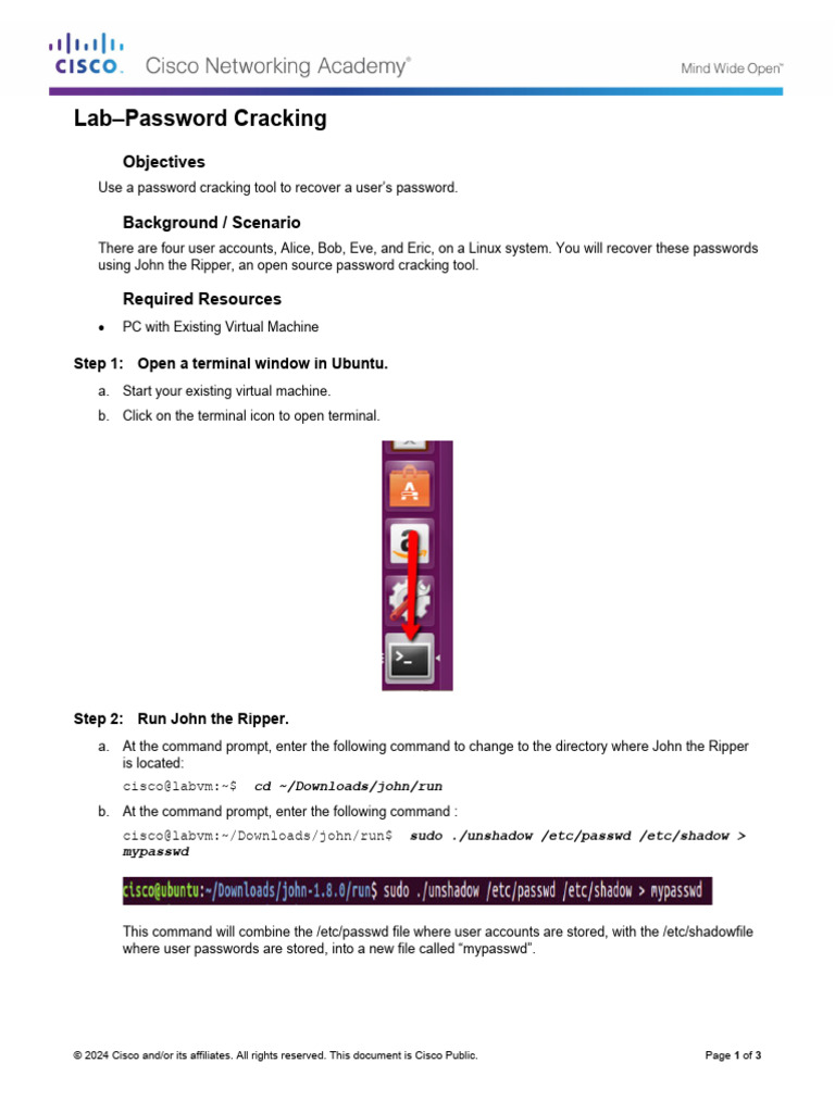 5 1 2 4 Lab Password Cracking Pdf