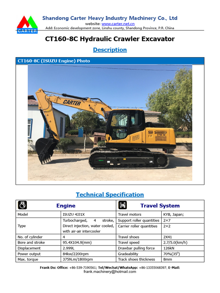 CT160-8C Specification | PDF
