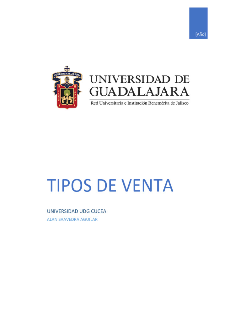 Tipos de Venta | PDF