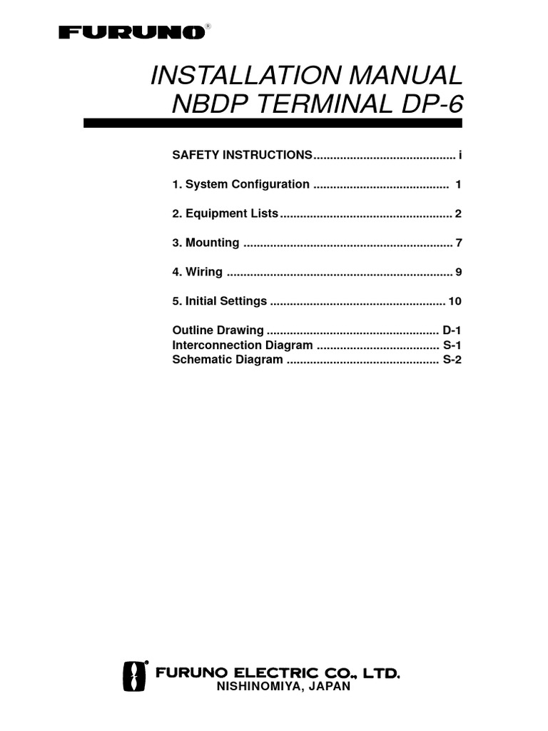 DP6 Installation Manual Version D | PDF