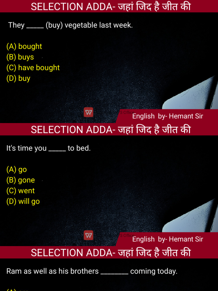 Fill in The Blank Level 1 (Edited) | PDF
