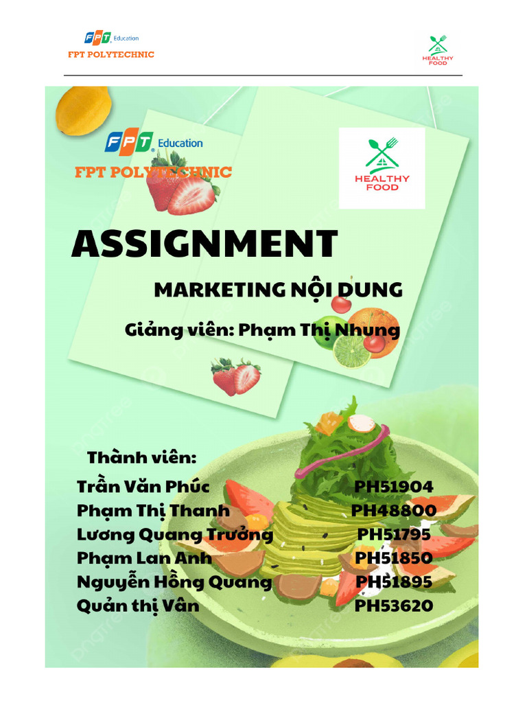 Asm Nhóm4 MKT N I Dung | PDF