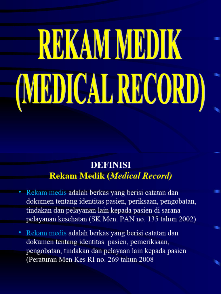 Rekam Medis Revised | PDF