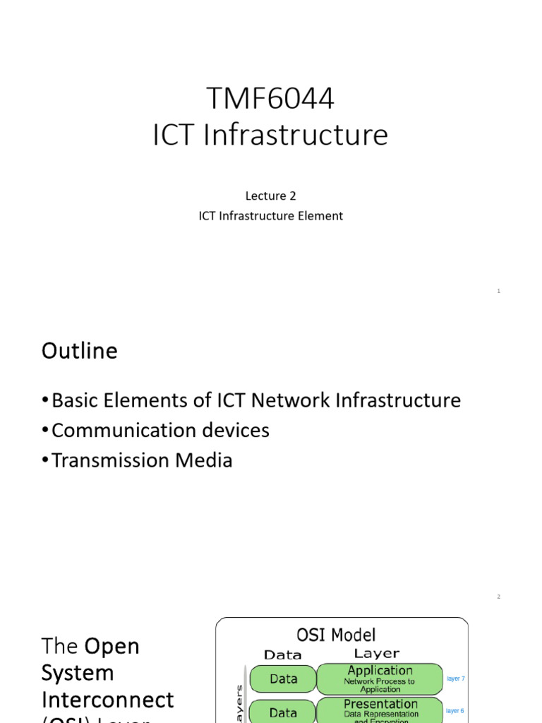 LU 2 - ICT Infrastructure ElementFile | PDF | Computer Network | Router (Computing)