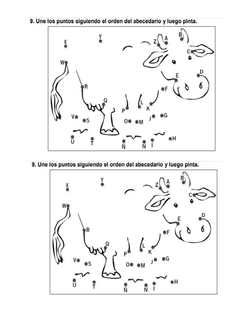 unir puntos abecedario | PDF