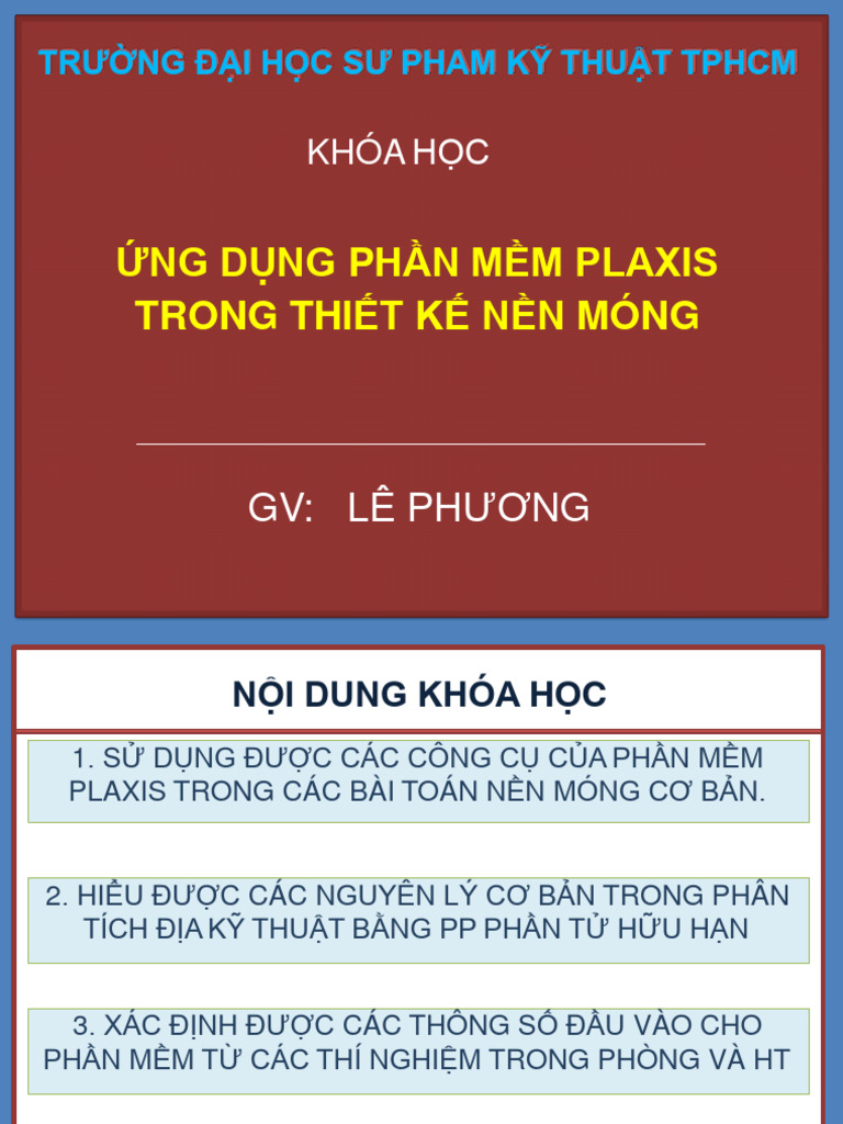 Plaxis Introduction | PDF