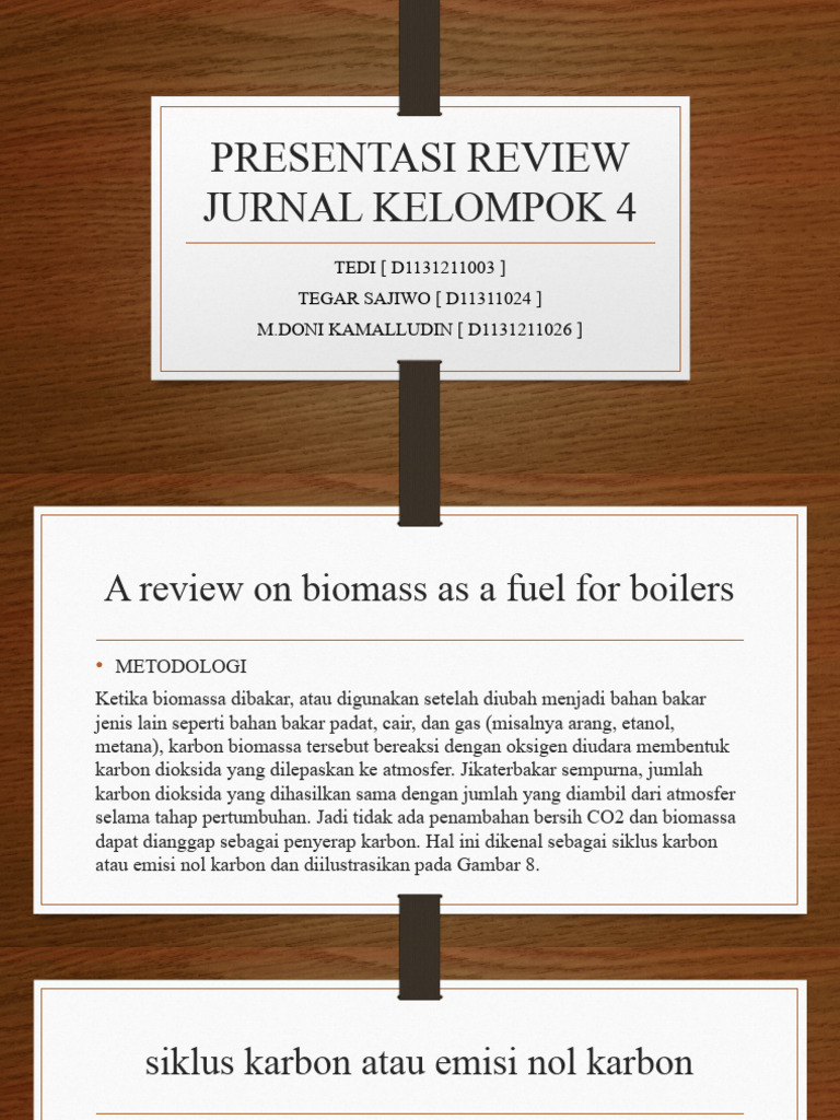 Presentasi Review Jurnal Kelompok | PDF