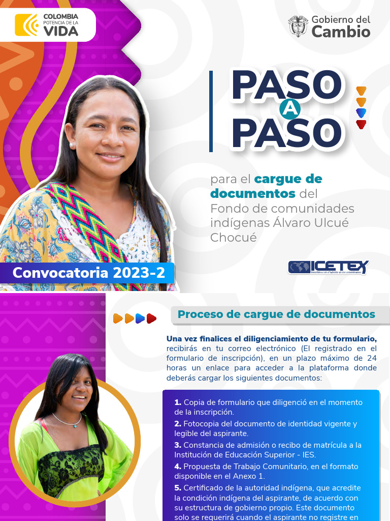 paso-a-paso-para-cargue-documental-fondo-alvaro-ulcue-chocue | PDF ...