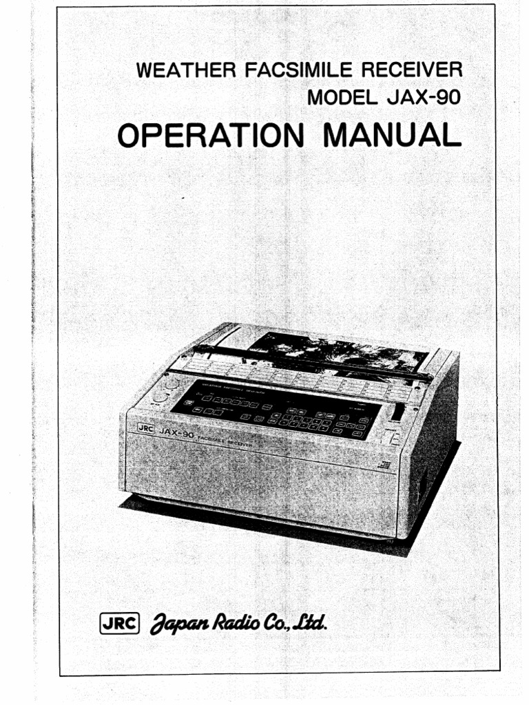 JAX-90 Instruction Manual | PDF