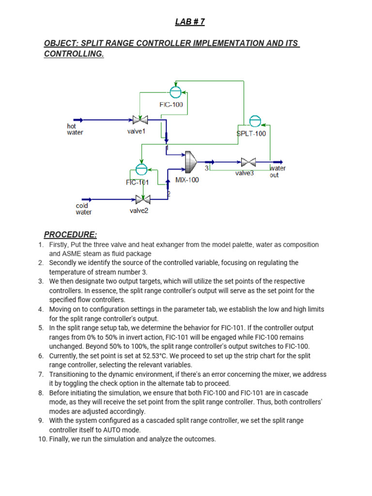 Object: Split Range Controller Implementation and Its Controlling | PDF | Temperature | Simulation