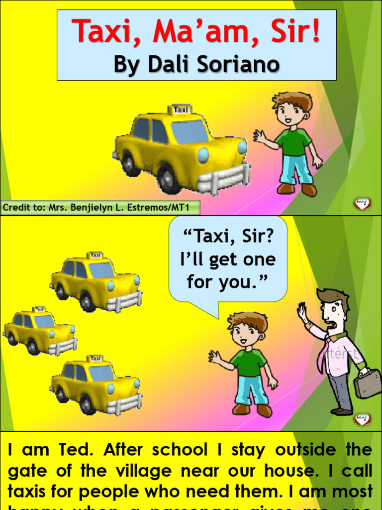 Ted's Taxi Tale | PDF | Art