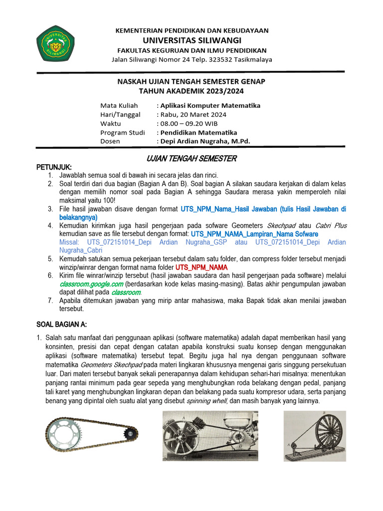 UTS Aplikom Maret - 2024 - KRS C - OK2 | PDF