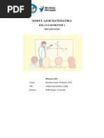 Modul Ajar Persamaan Garis Lurus | PDF