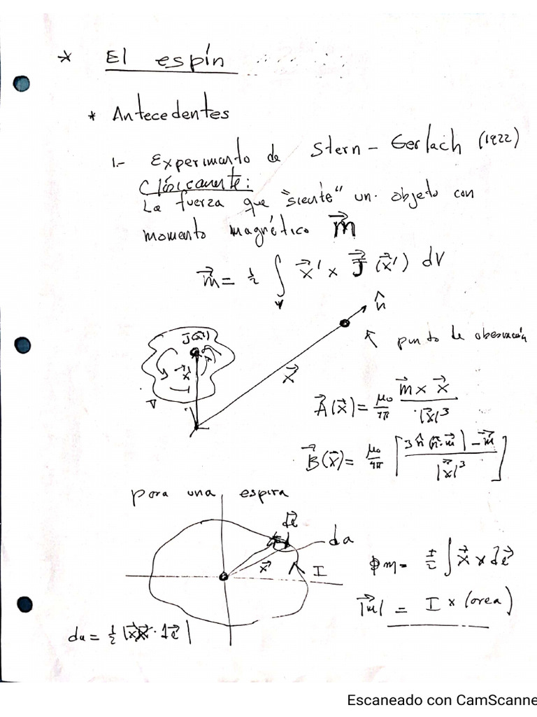 Notas3 MCII 2020 2021 Teoria Espin | PDF