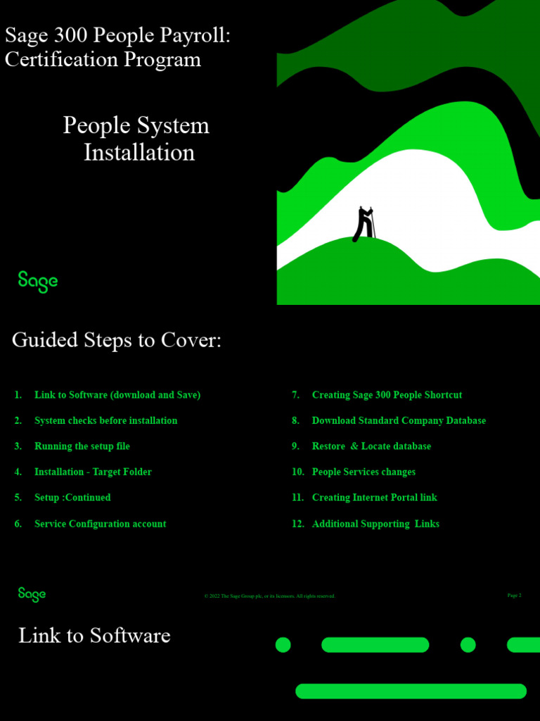 Sage 300 People Payroll System Installation | PDF | Software | System Software