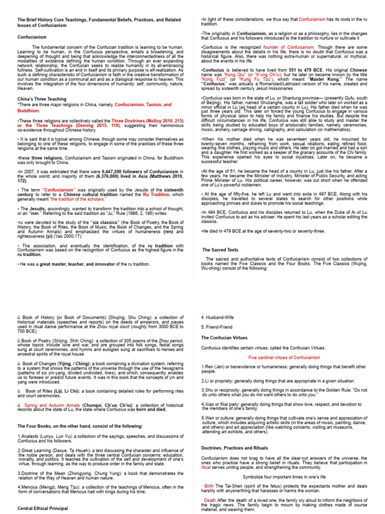 The Brief History Core Teachings Fundamental Beliefs Practices and Related Issues of ...