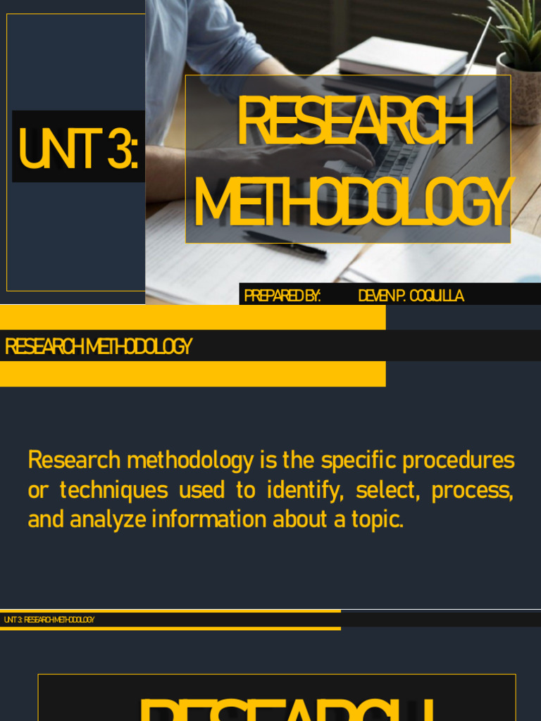 3 Research Methodology | PDF | Methodology | Social Research