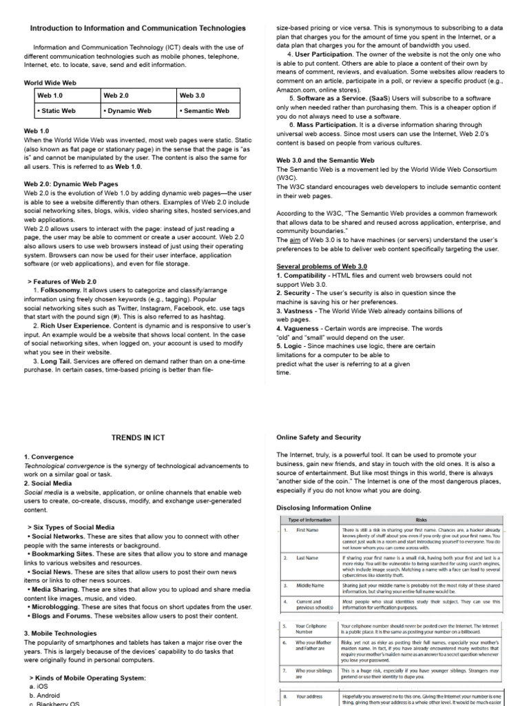 EMP TECH-Week122 1-Notes | PDF