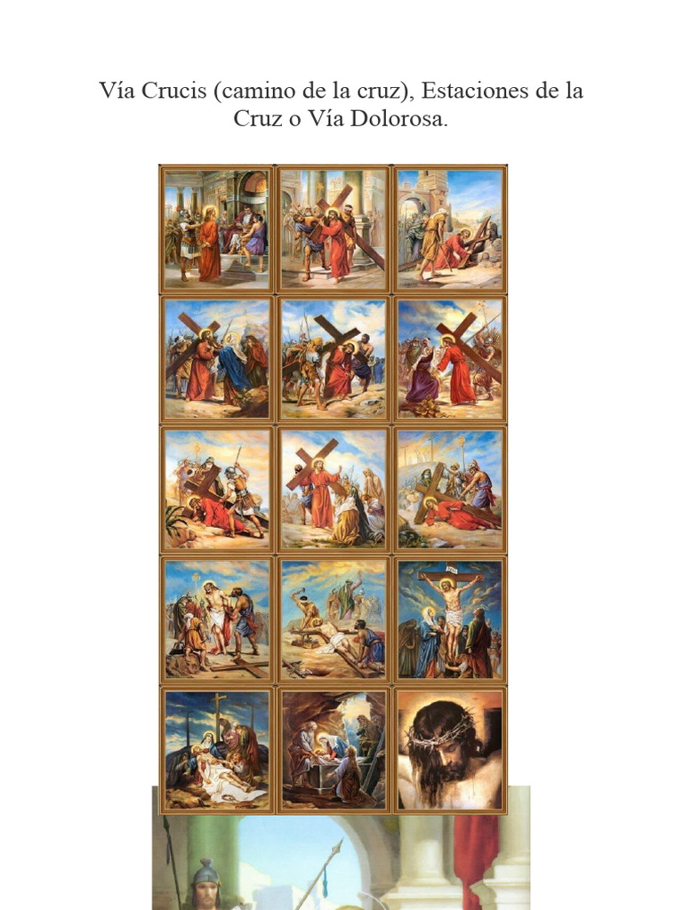 Vía Crucis | Descargar gratis PDF | Jesús | orador del Señor