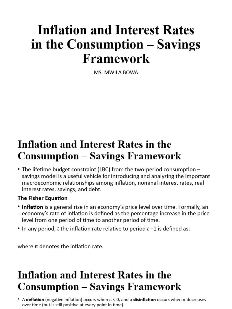 Inflation and Interest Rates Explained | PDF | Inflation | Interest Rates