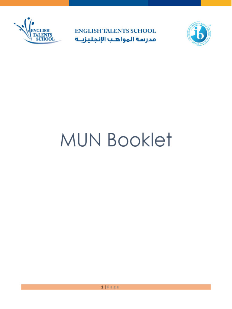 NEW AND UPDATED MUN Booklet | PDF | United Nations | International ...