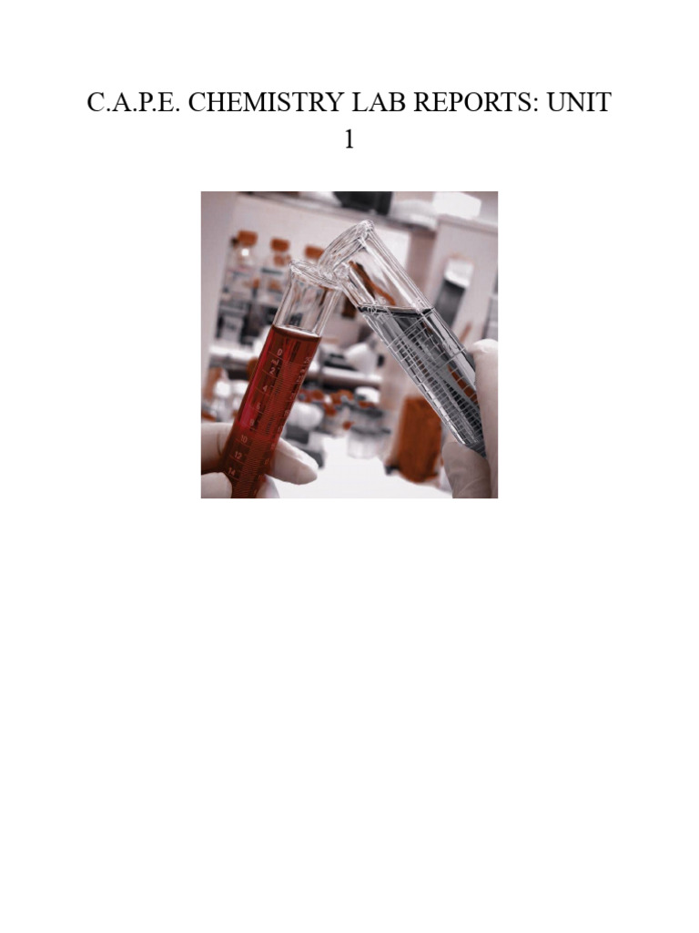 All Chem Labs | PDF | Redox | Titration