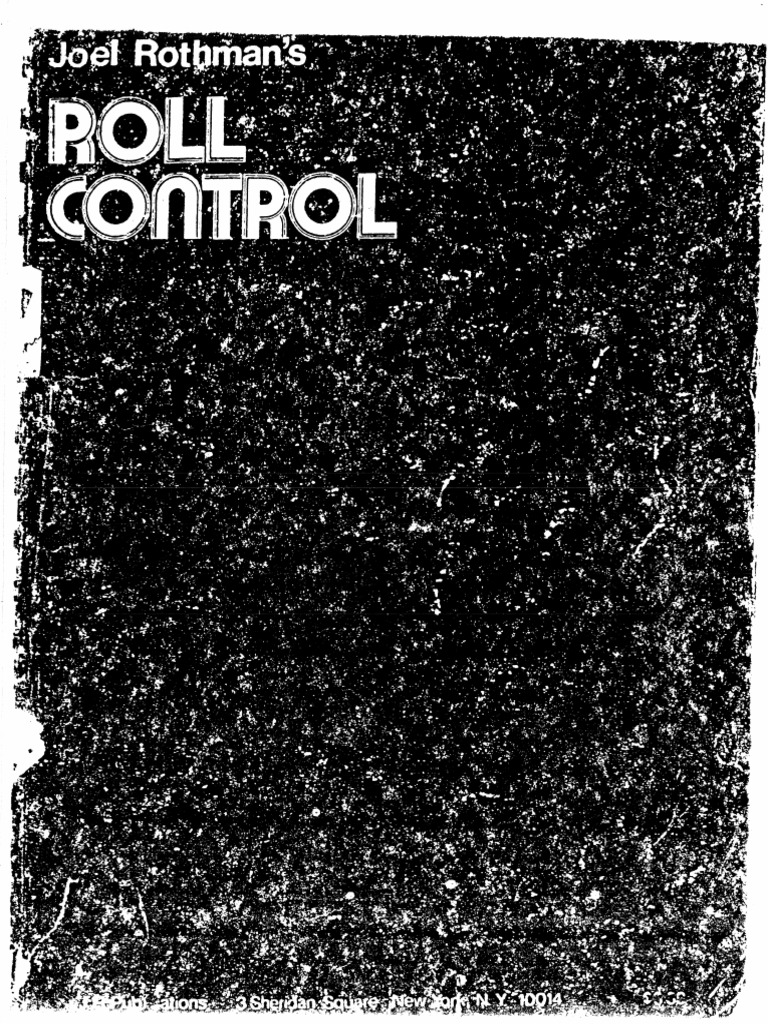 Joel Rothmans Roll Control | PDF