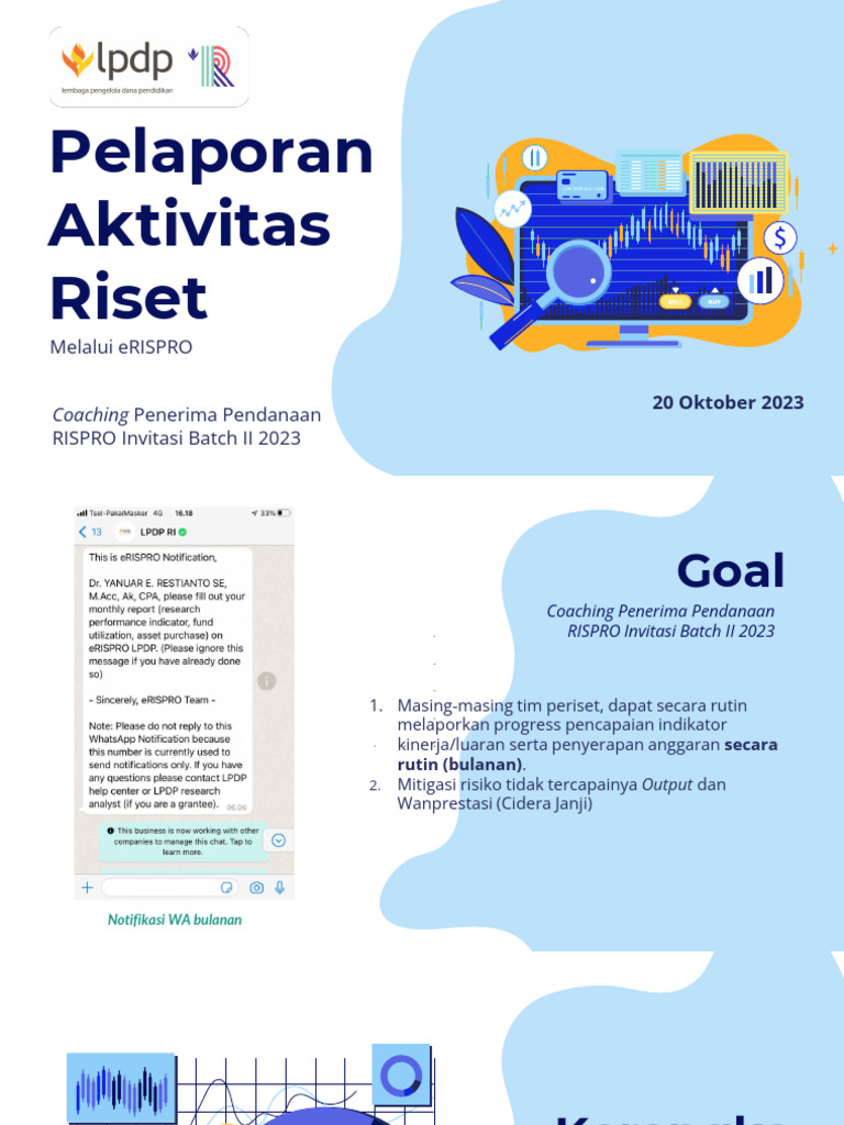 eRISPRO: Pelaporan Riset dan Dana | PDF | Analysis | Methodology